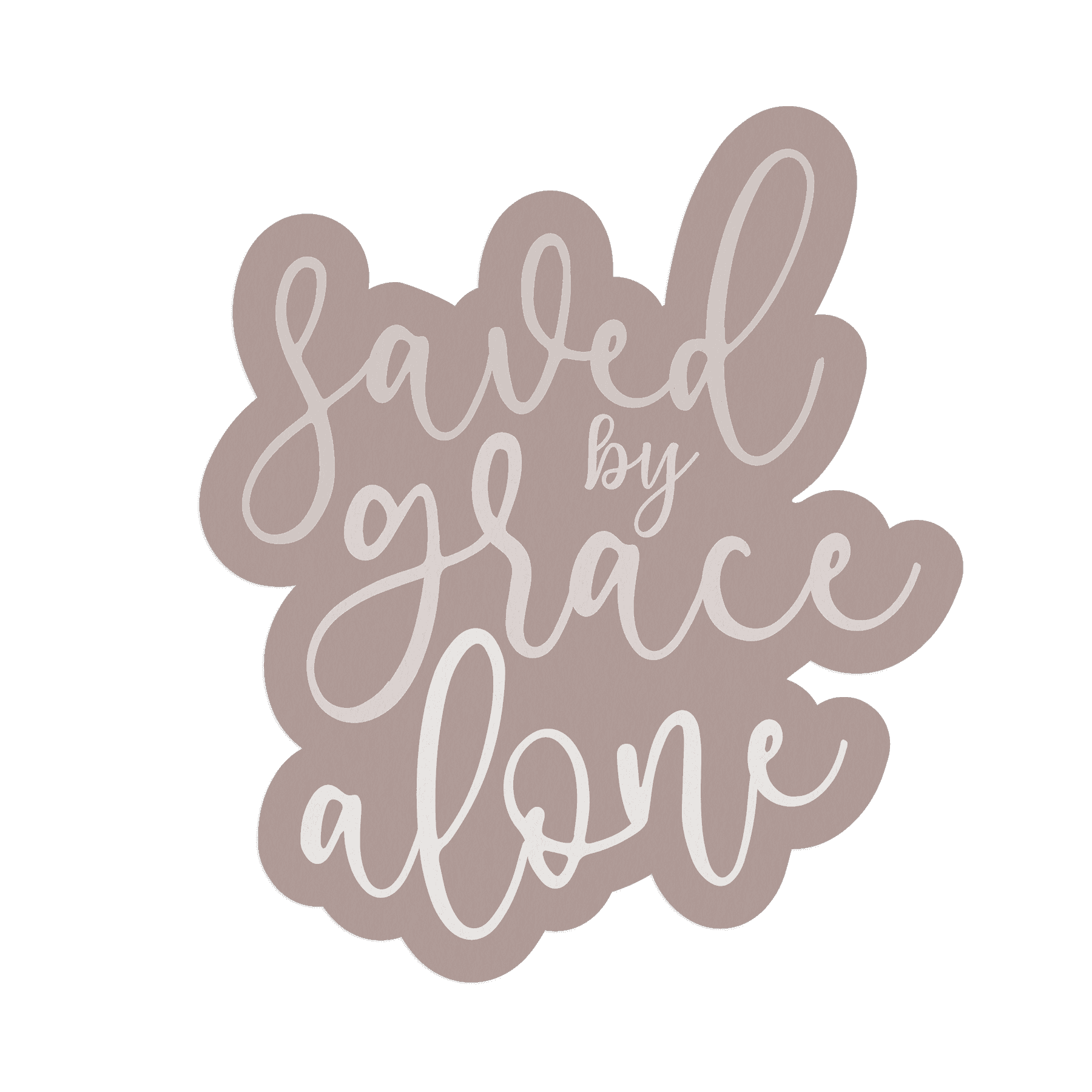 saved by grace alone