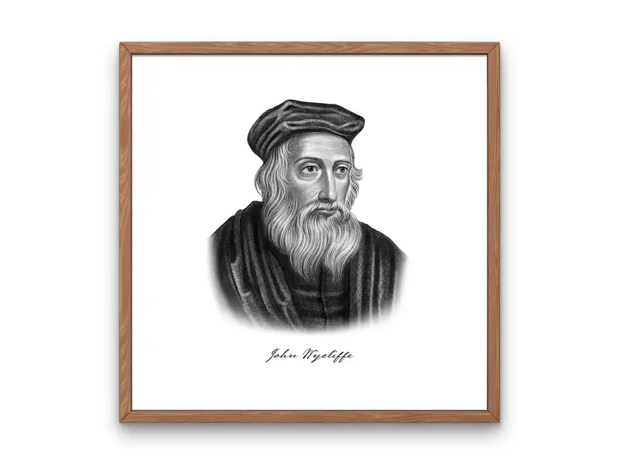 John Wycliffe Portrait Print | Missional Wear